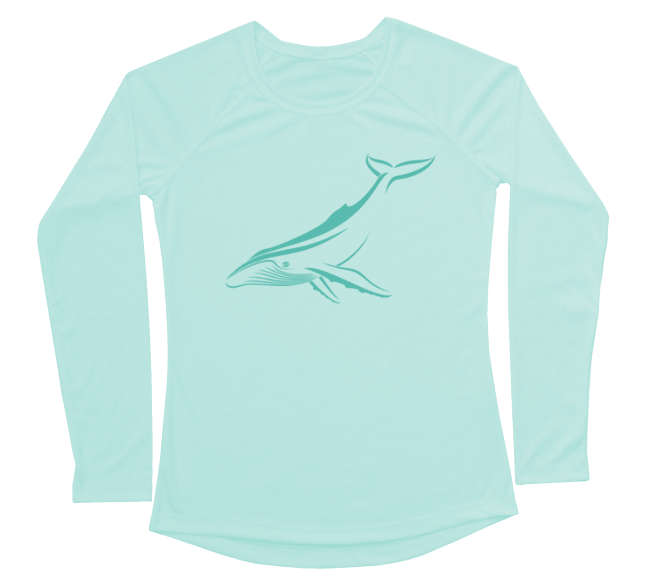 Humpback Whale Performance Build-A-Shirt (Women - Front / SG) – Shark Zen