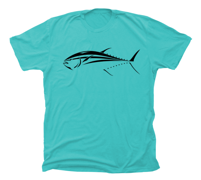 Bluefin Tuna T-Shirt Build-A-Shirt (Front / TB) – Shark Zen